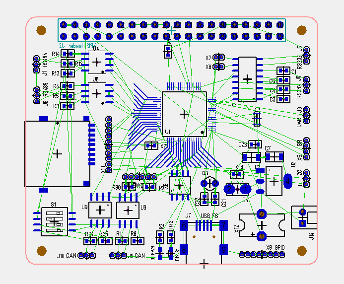 RPI Hub PCB Layout – BasicPI RPI Hub PCB Layout – BasicPI